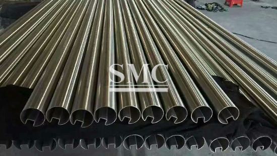Stainless Steel Slotted / Groove Pipe (Stainless Steel Channal Tube ...